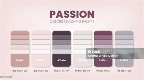 Color Palette In A Passion Colour Theme Collections Color Scheme Or