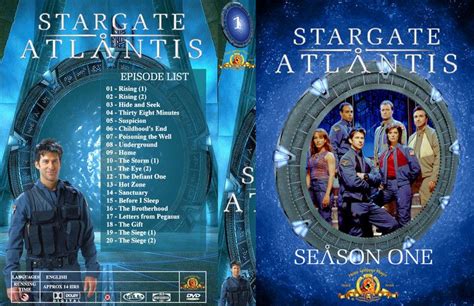 Custom Dvd Covers Stargate Atlantis Season 1 Stargate Atlantis