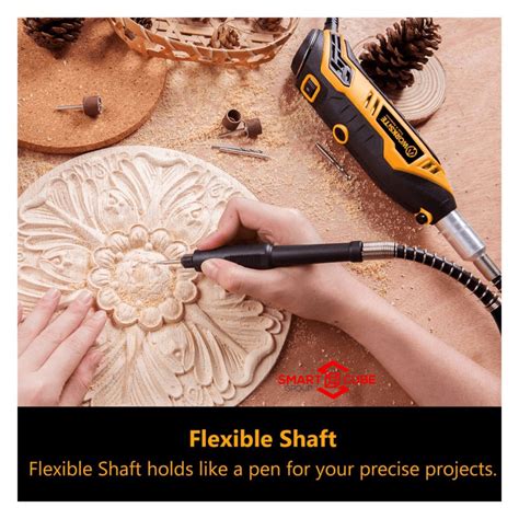 Mini Perceuse Meuleuse Droite Avec 107 Pièces 130w Smart Cube