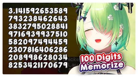 Just Fauna Trying To Memorize 100 Digits Of Pi For No Reason Youtube