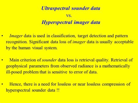 ultraspectral sounder data compression ppt video online download