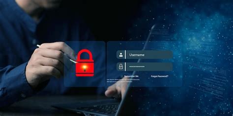 Premium Photo Cyber Security And Security Password Login Online
