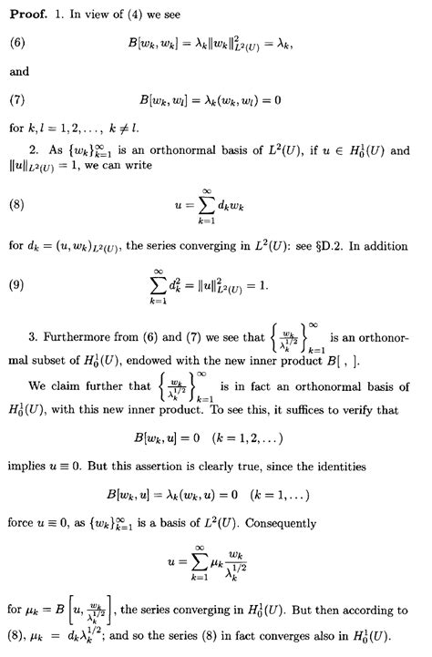 functional analysis understanding proof of theorem variational