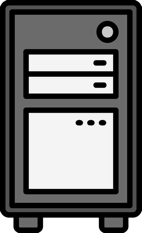 Computer Case Vector Icon 32550780 Vector Art At Vecteezy