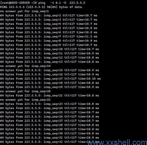 linux ping工具如何实时显示请求超时丢包数据 未来往事