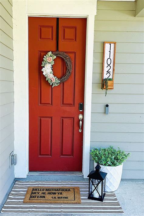 Fairview Vertical Address Sign Planter House Number House Number Sign
