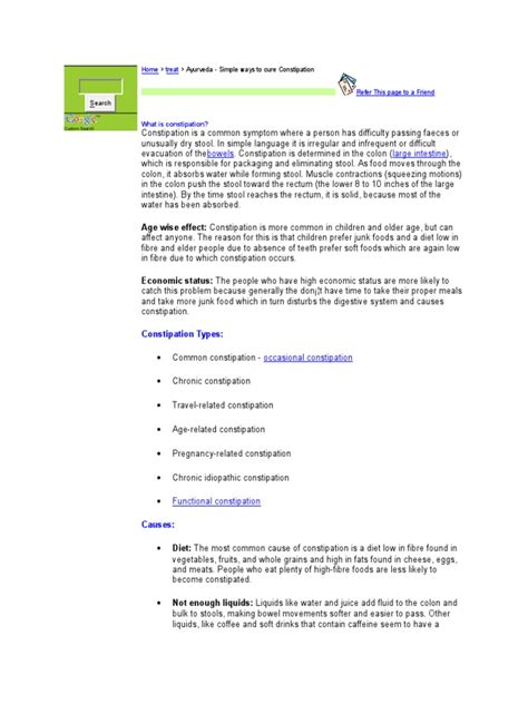Bowels Large Intestine Ayurveda Simple Ways To Cure Constipation