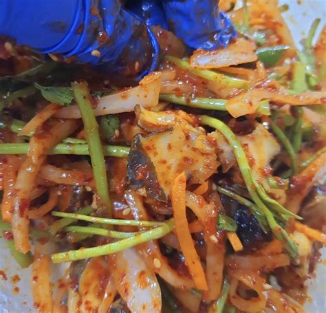 소라초무침 소라회무침만드는법 간단술안주 회무침양념장만들기 포장마차안주