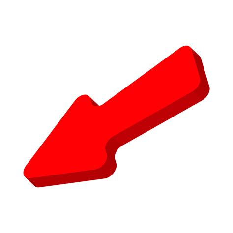 Red Arrow 3d Red Arrow 3d Red Arrow In Different Style And Shapes