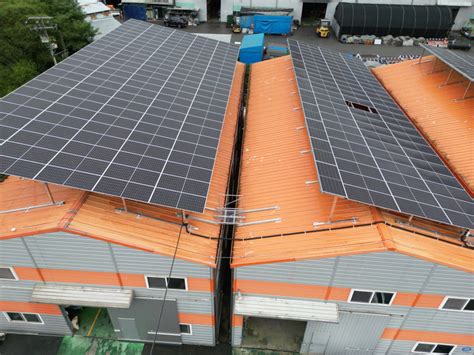 충남 금산군 200kw급 공장 위 태양광 발전소 부성에너지