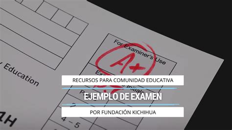 Ejemplo De Examen Kichihua