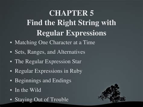 Eloquent Ruby Chapter 4 Find The Right String With Regular Expression