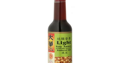 Sauce Light Soya Sauce Reduced Salt Tai Hua 305ml Hcs