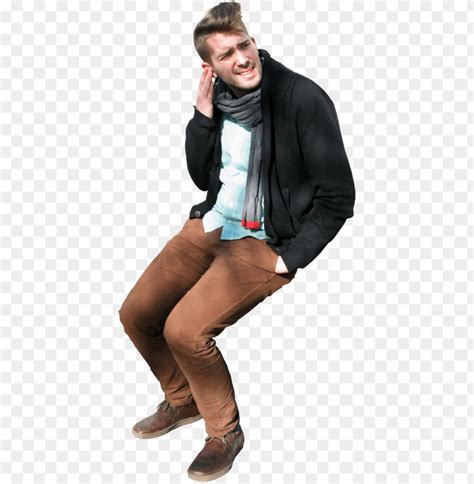 Transparent Background Png Image Of Sitting Man Image Id Toppng