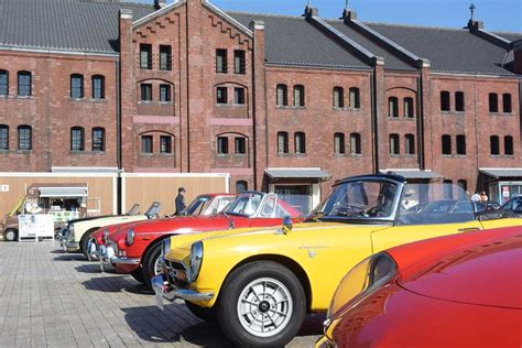 87年前の超貴重な英国車も 横浜赤レンガ倉庫に150台集結 2000gt、gt R会場大歓声 Encount