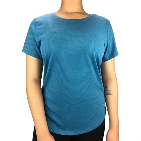Camiseta Under Armor Streaker Run Feminina Original Casaviva Esportes