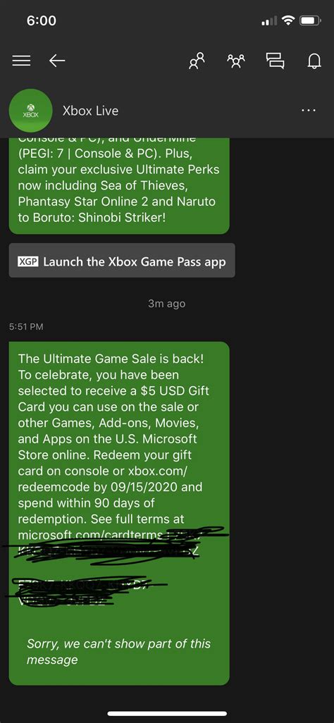 Microsoft Sending Out Some 5 Codes For Ultimate Game Sale Check Your