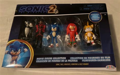 Sonic The Hedgehog Movie Action Figure Pack Of Collection Toy Set New