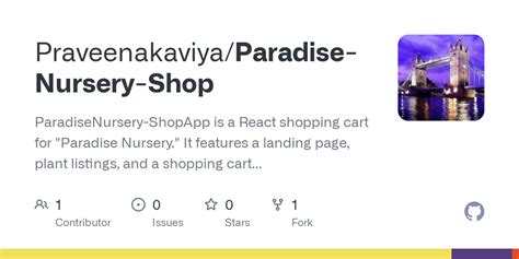 GitHub Praveenakaviya Paradise Nursery Shop ParadiseNursery ShopApp Is A React Shopping Cart