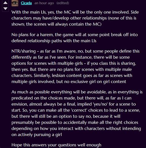 VN Ren Py Not Going Back Ch Cicada F Zone Adult Games Comics Mods Cheats