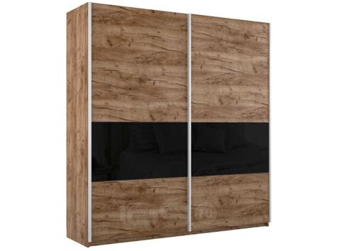 Шкаф купе Прайм Премиум 2 х дверный фасад дсп стекло черное