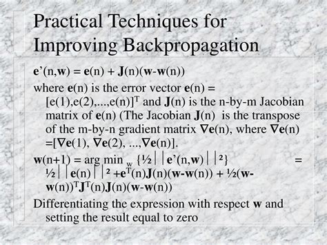 Ppt 2806 Neural Computation Multilayer Neural Networks Lecture 4