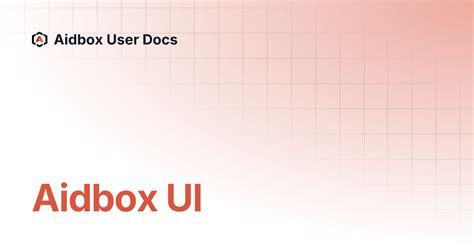 Aidbox UI Aidbox User Docs