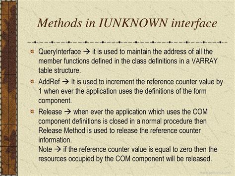 Component Object Model Ppt Download