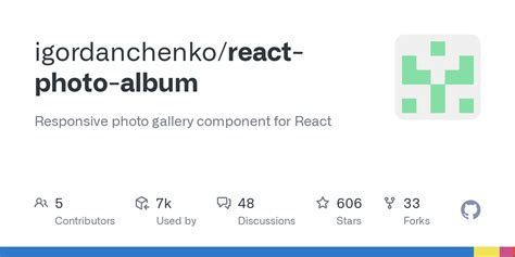 Github Igordanchenkoreact Photo Album Responsive Photo Gallery