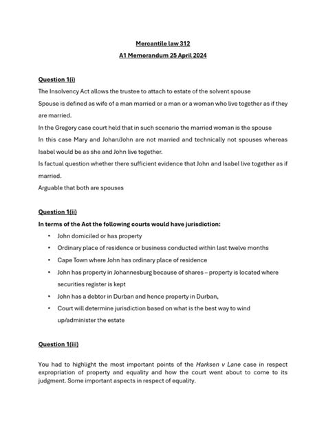 April Test Memo Download Free Pdf Civil Law Legal System Common Law