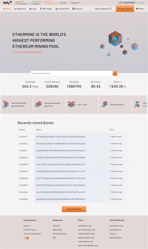Ethermine Ethereum Eth Mining Pool