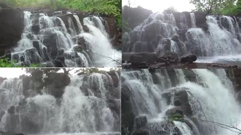 Photo कणकवलीतील सावडाव धबधबा फेसाळला लॉकडाऊनमुळे पर्यटकांचा मात्र