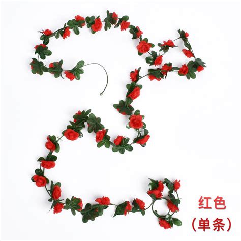 Wholesale Hanging Plant Flowers Rattan Fake Vines Ivy Leaves Artificial