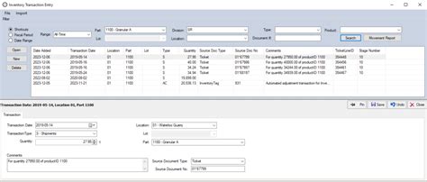 Inventory Greycoat Software