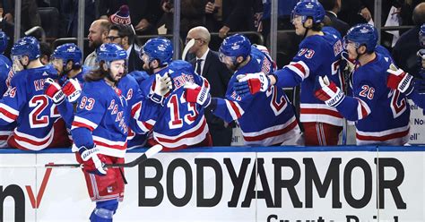 Mika Zibanejad Rangers Hold Off Hurricanes In Game 1 Reuters