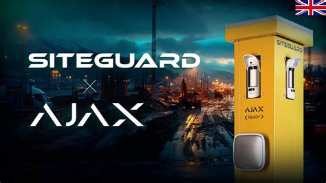 ⚫ Siteguard Ajax Ready Stand Alone 360° Security Tower Quick