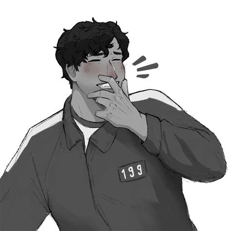 Pin By Dulce On Squid Game Squid Games Fan Art Male Sketch