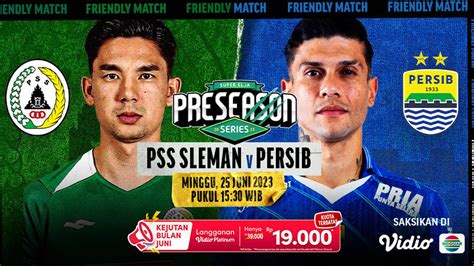 Link Live Streaming PSS Sleman Vs Persib Bandung Di Vidio Indonesia