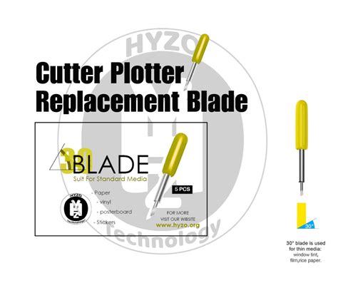 30°blade For Hyzo Cutter Plotter Hyzo Technology