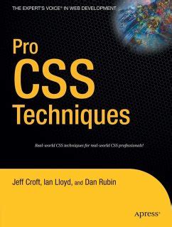 Pro CSS Techniques von Jeff Croft Ian Lloyd Dan Rubin Fachbuch bücher de