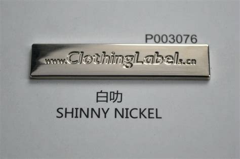 Electroplating Color Fabricclothingtags