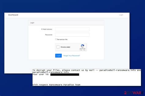 Remove Paradise Ransomware Virus Virus Removal Instructions Jul