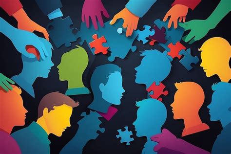 Premium Photo Problem Solving Concept Teamwork Or Community Group Of