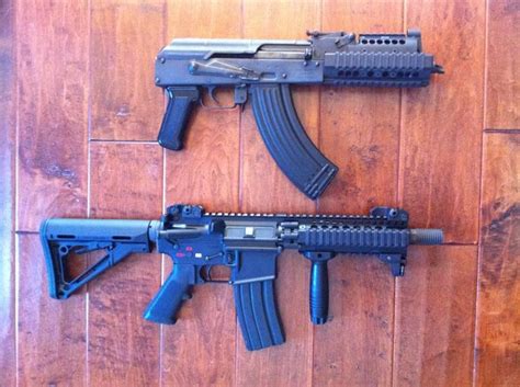 Mini Draco And 7 5 Ar Sbr Twin Project Copious Pic Warning Ak Pistols Sbr Ar15 Com