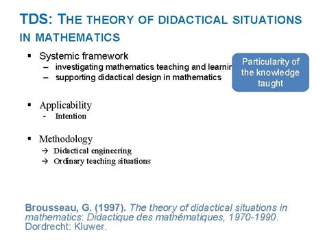 Combining Theory Of Didactical Situations And Semiotic Theory