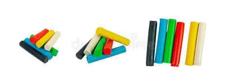 Plasticine Isolated Modeling Clay Creativity Modelling Material Plasticine On White