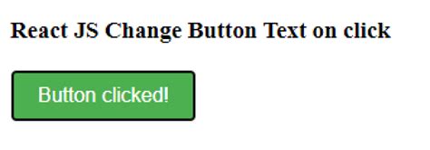 React Js Change Button Text On Click