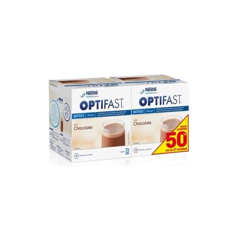 Optifast Duplo Batido Chocolate Impresionante Sabor A Chocolate