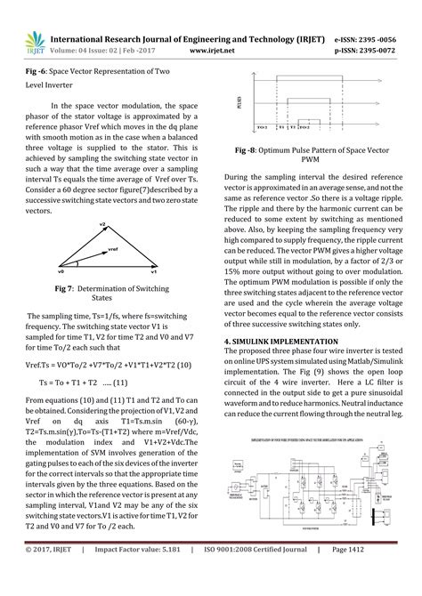 A Novel Four Wire Inverter System Using Svpwm Technique For Ups