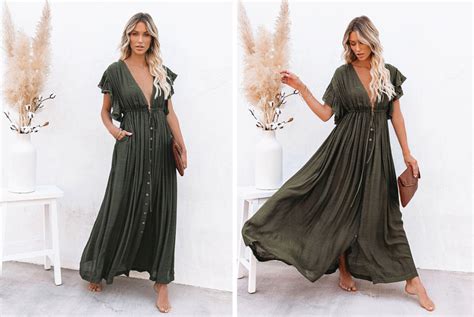 Womens Boho Maxi Dress Offer Livingsocial